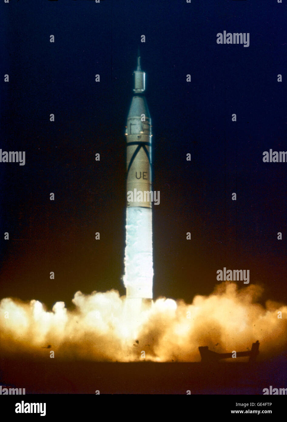 The Jupiter-C rocket launches Explorer 1 on January 31, 1959, marking ...