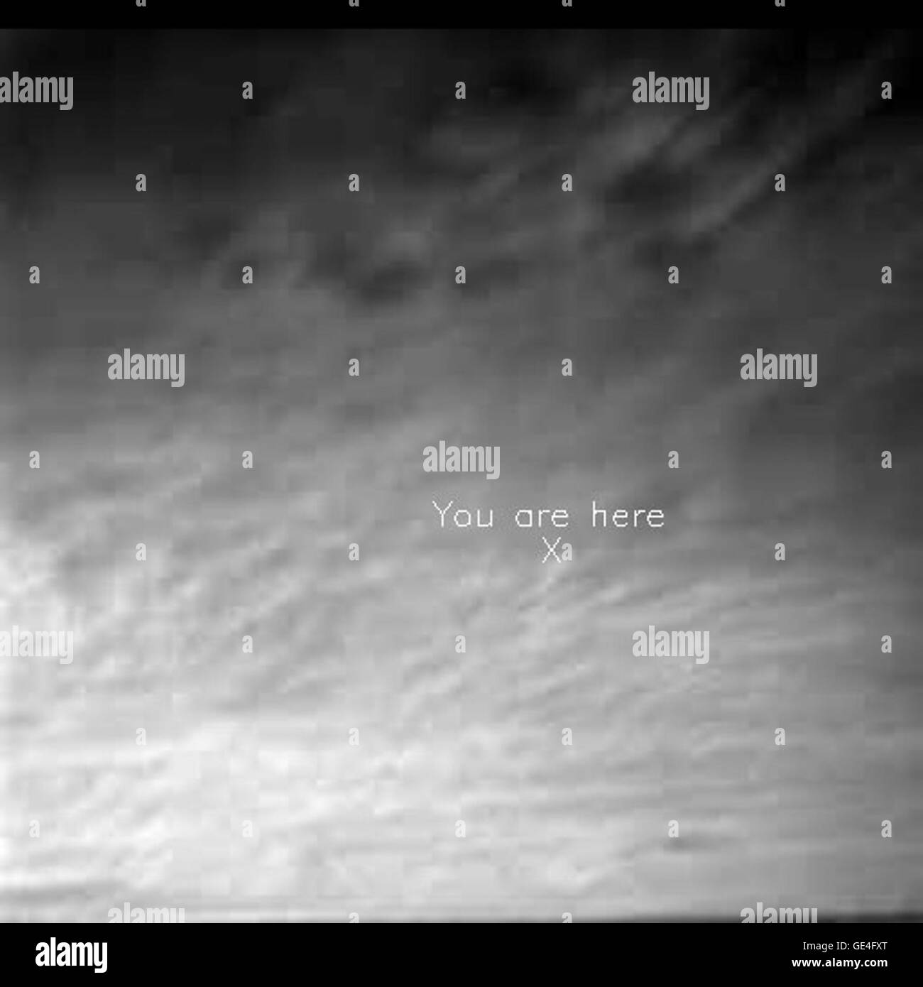 The first image of clouds over Mars was captured, revealing the ...