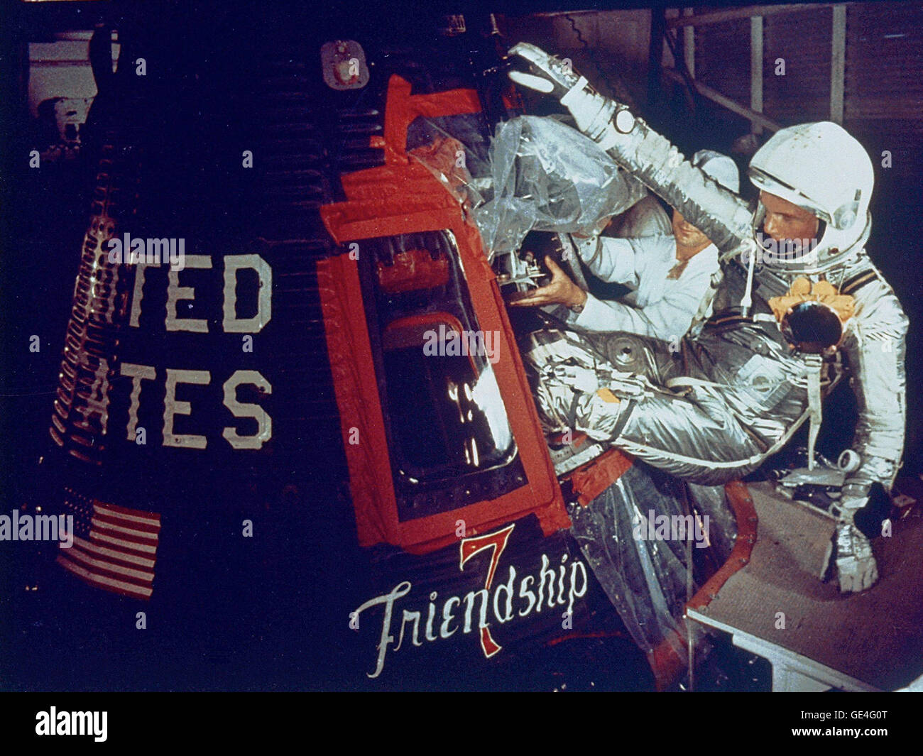 Friendship 7 was the spacecraft in which John Glenn became the first ...