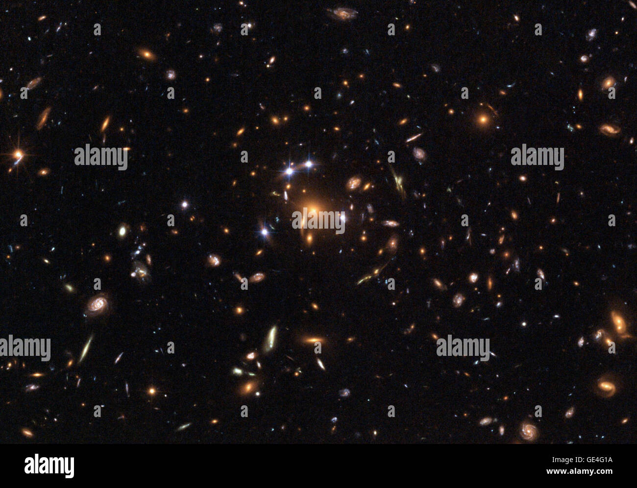 An image showing an unidentified space-related event or technology ...