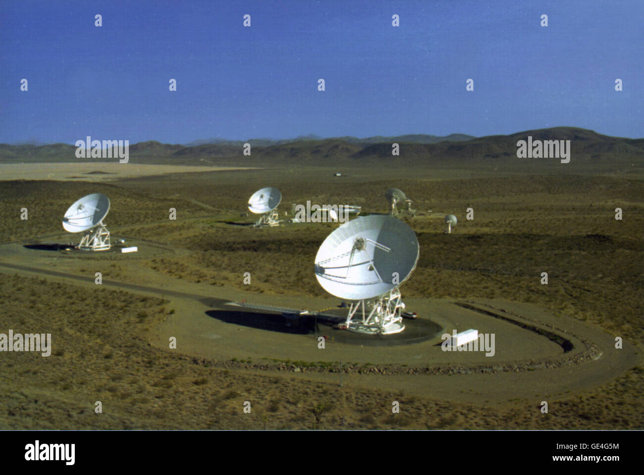 The Goldstone Deep Space Communications Complex in California houses three 34m Beam Waveguide ...