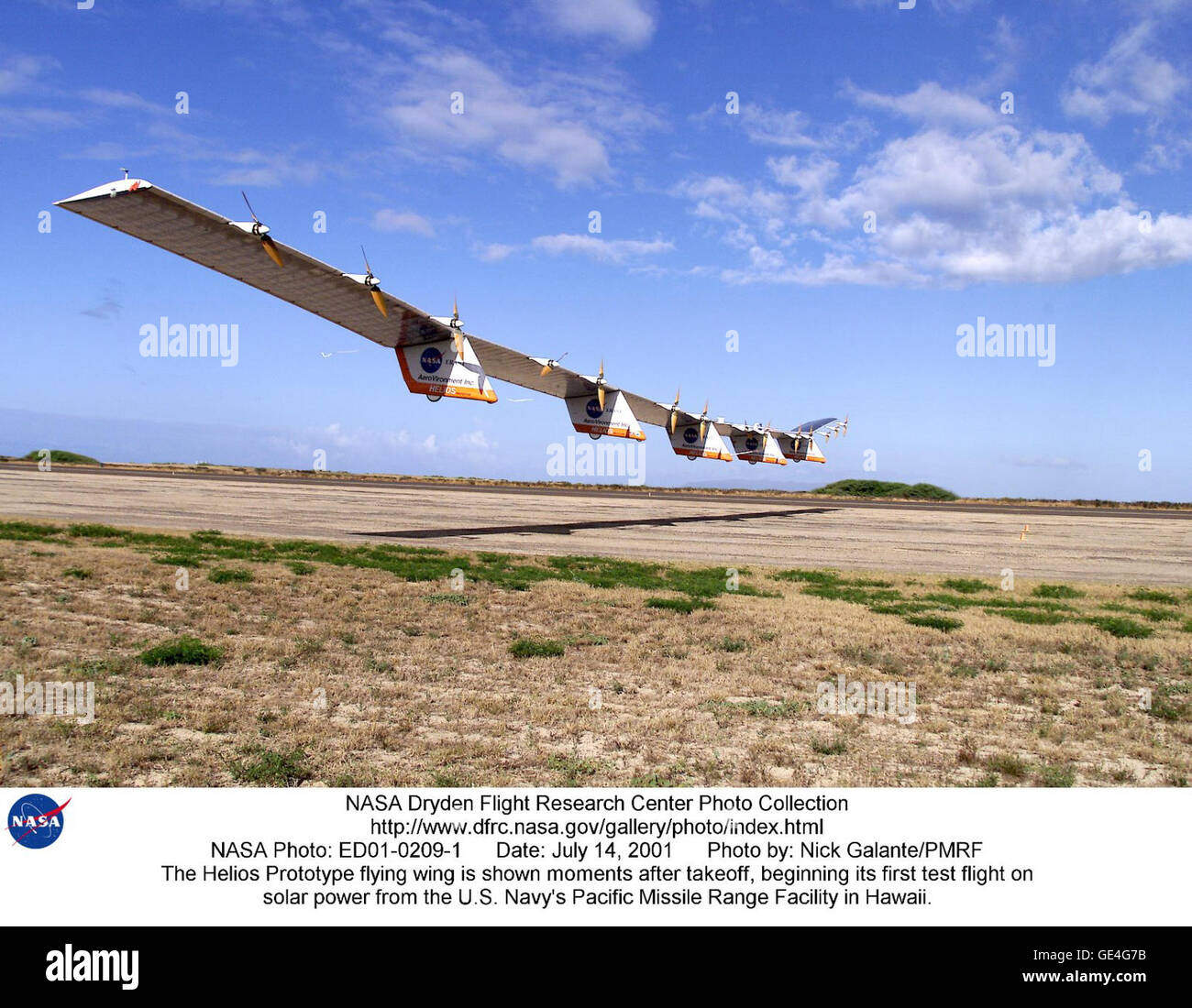 The Helios Prototype, a flying wing design, was developed for NASA's ...