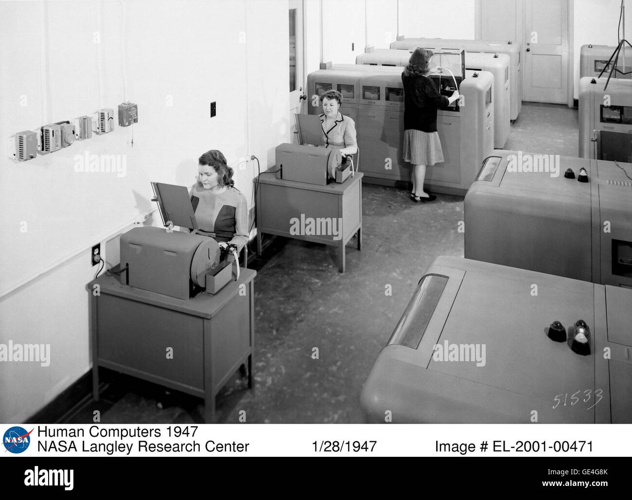 In 1947, a team of human computers at NASA's predecessor, NACA ...