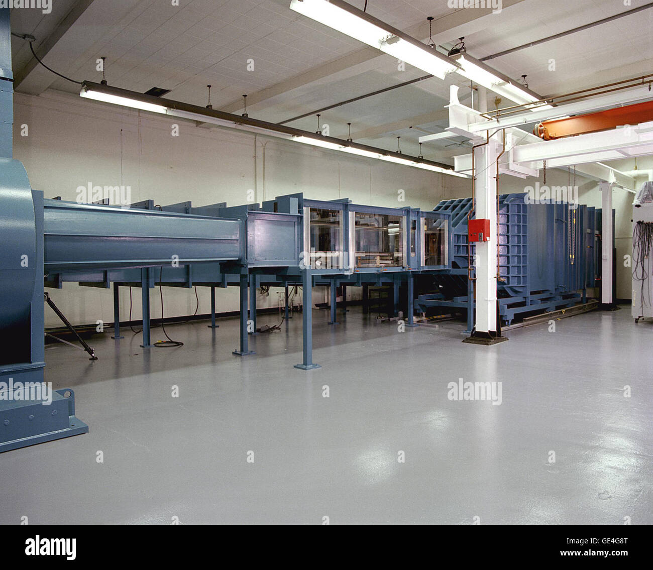 NASA’s 7- by 11-inch Low-Speed Tunnel is used for aerodynamic testing ...