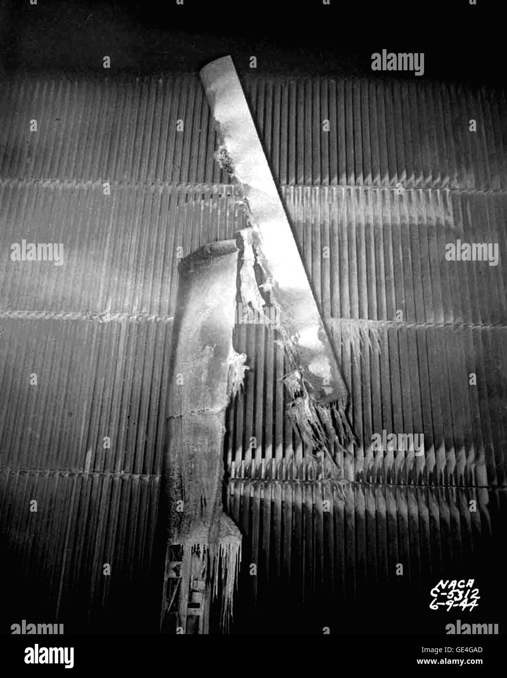 The Icing Research Tunnel at NASA is used to simulate ice formation on ...