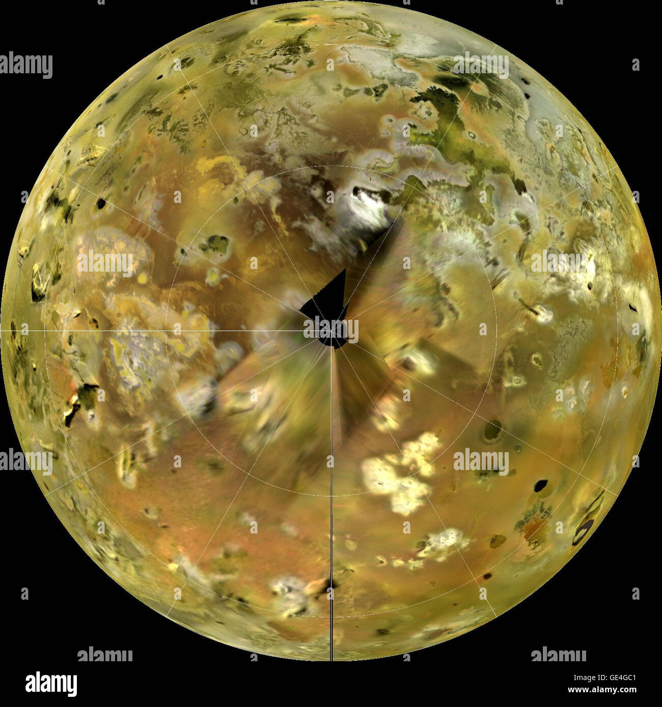 This image shows Io, one of Jupiter's moons, captured in motion. Io is ...