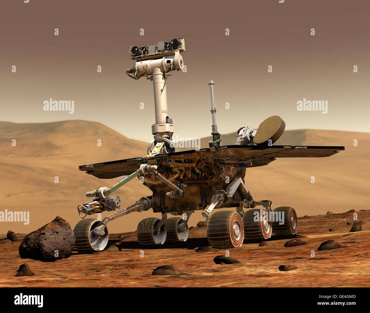 Uranus Rover Landing Animation