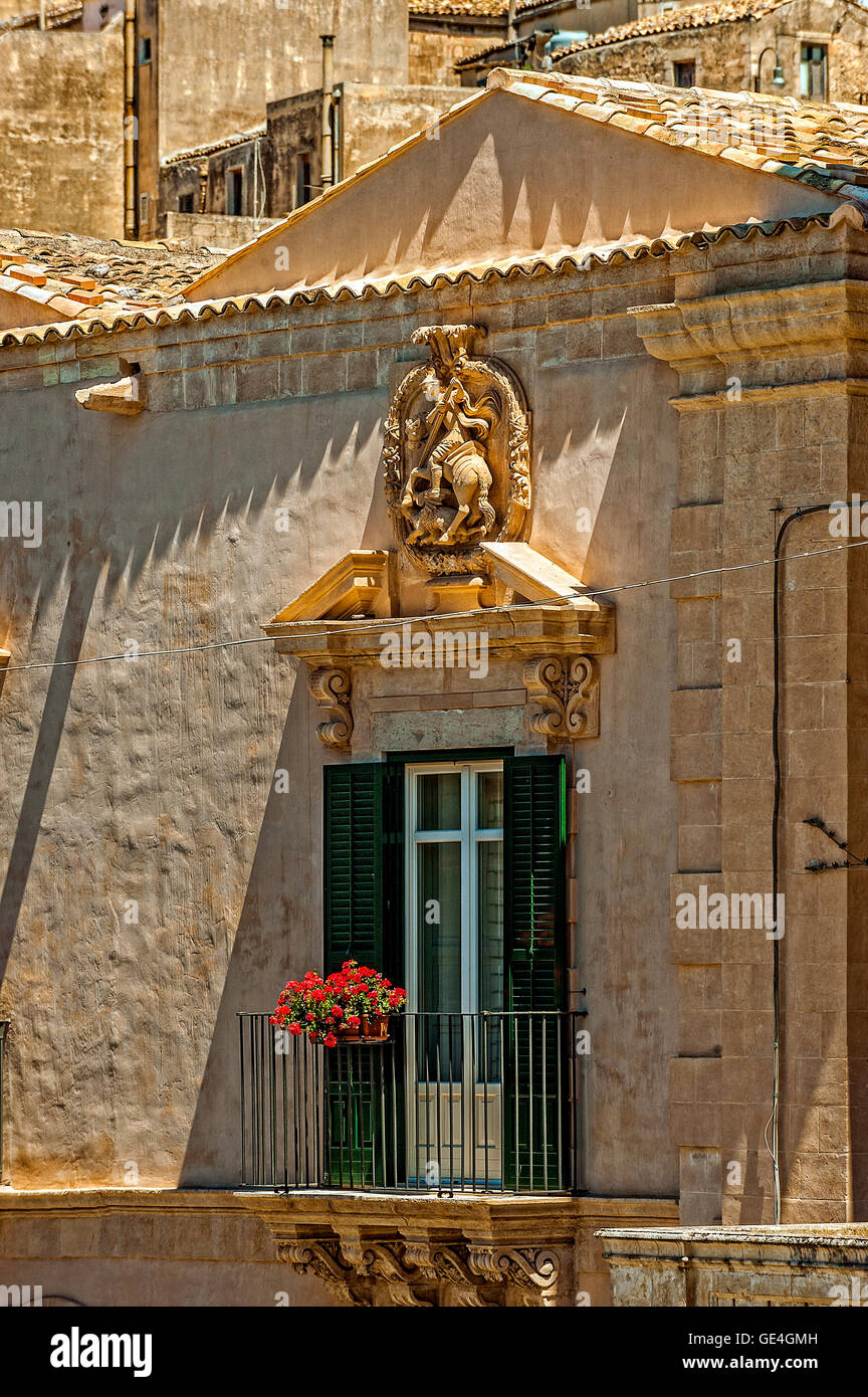 Italy Sicily Modica Historic Center Stock Photo - Alamy