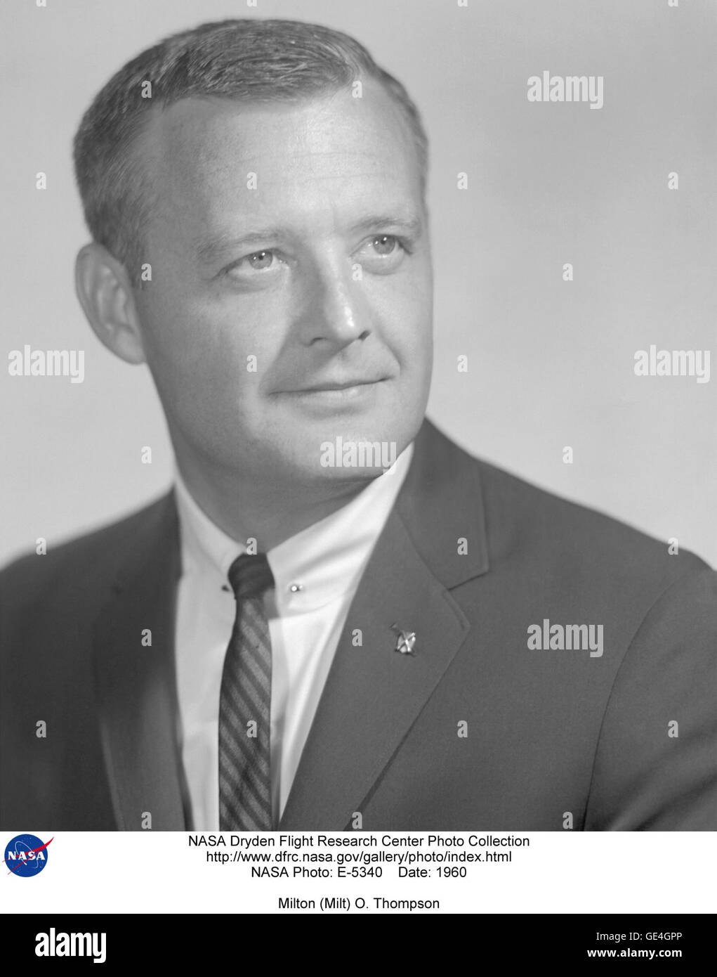 Milton O. Thompson, a notable NASA engineer and astronaut, contributed ...