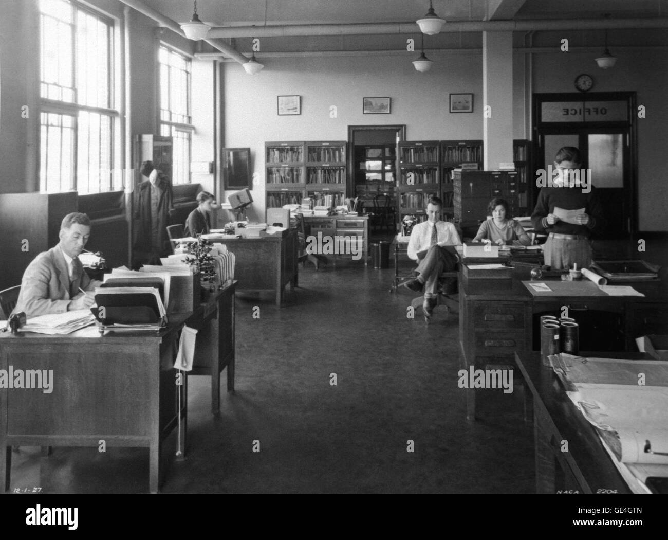 The NACA Langley Administrative Office was an important center for ...