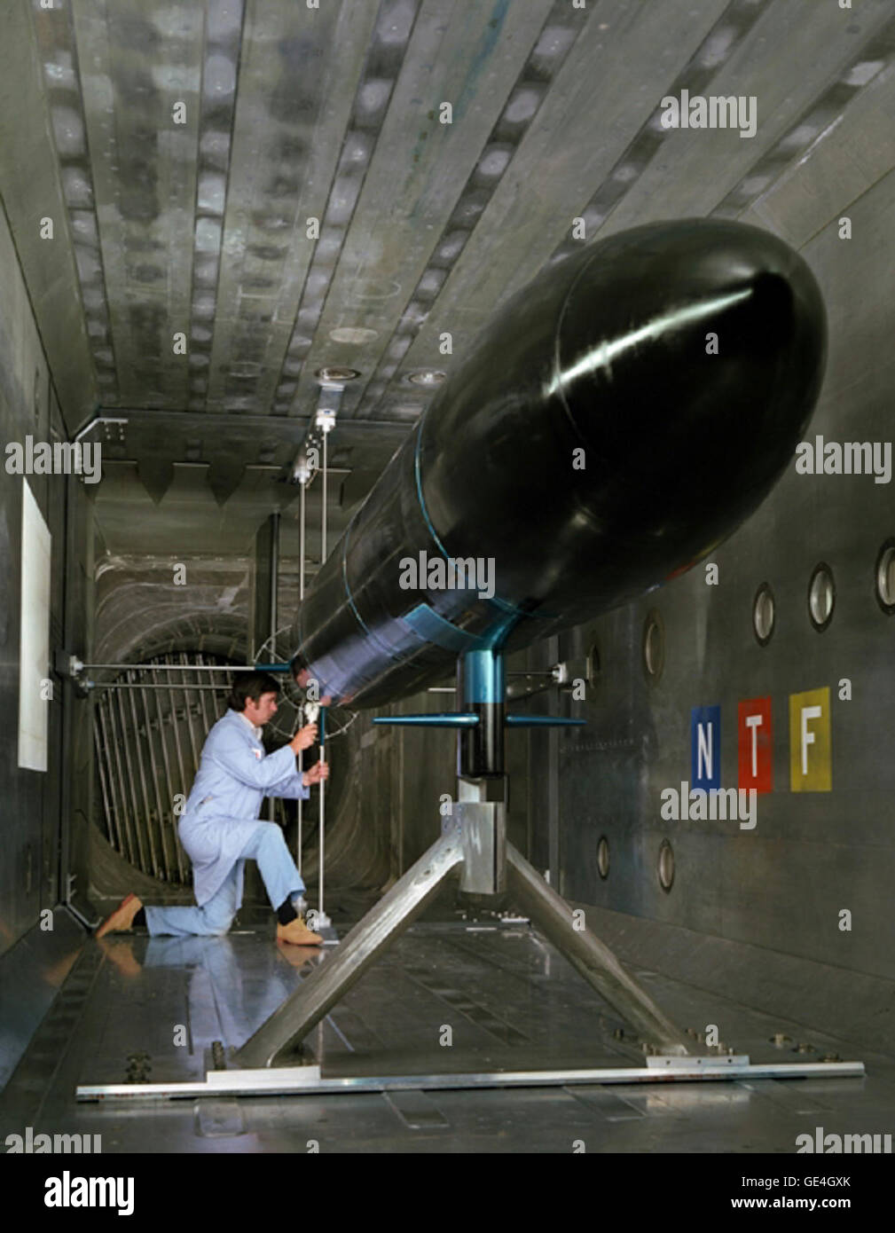The National Transonic Facility (NTF) is a NASA wind tunnel designed ...