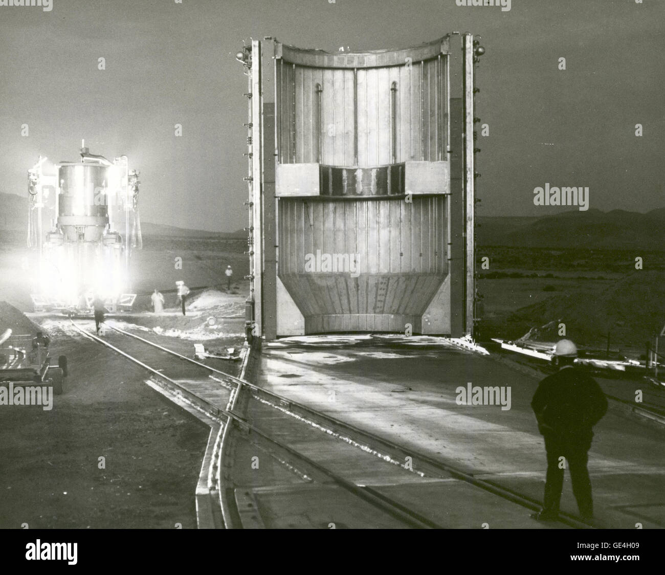 The first ground experimental nuclear rocket engine (XE) assembly ...