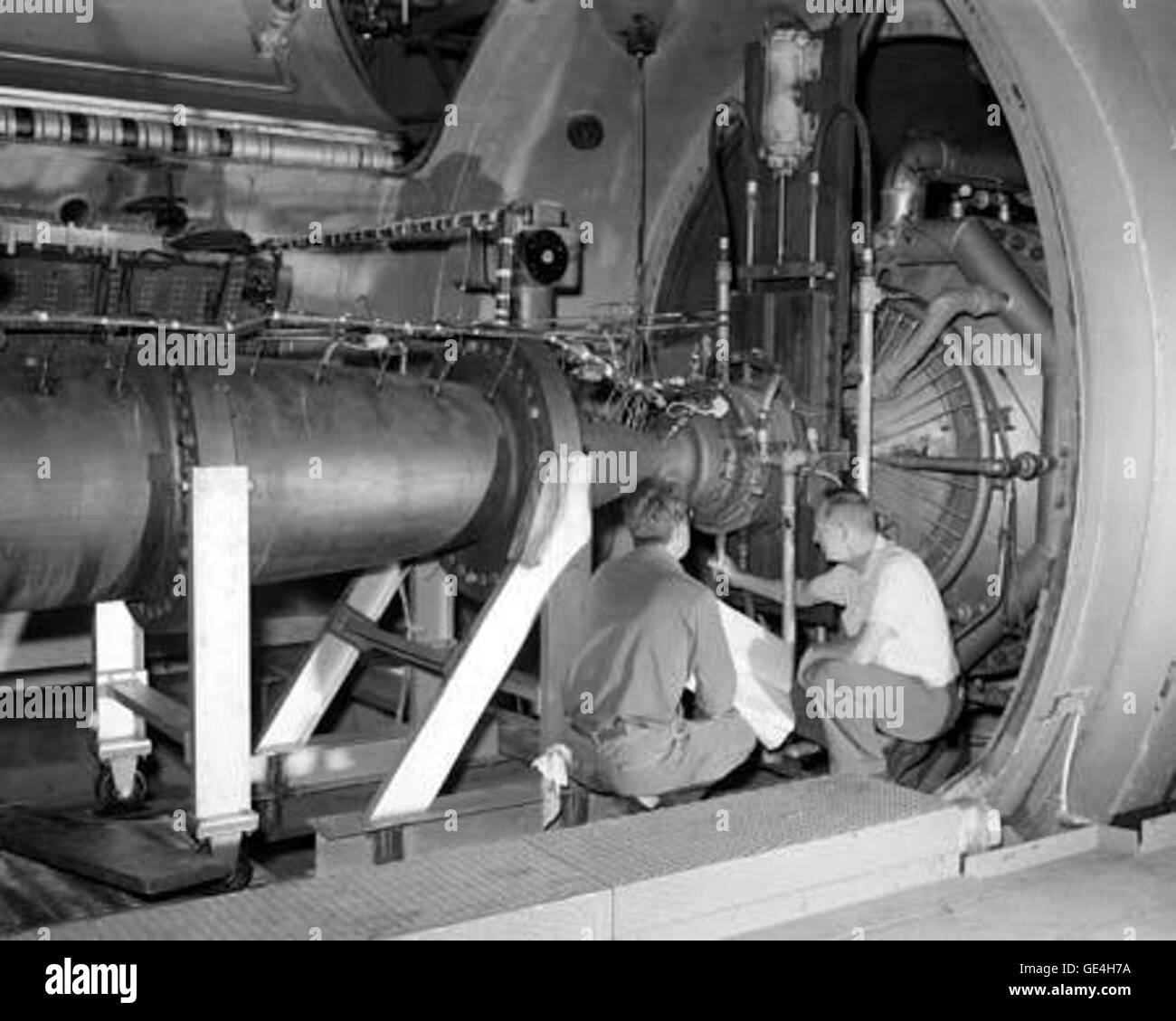 This image shows the Propulsion Systems Laboratory, a facility focused ...
