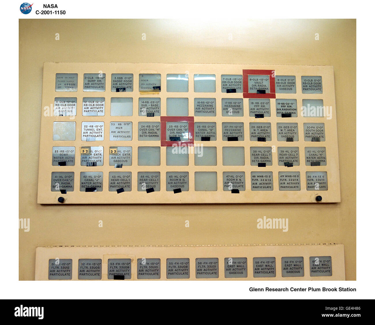 Nuclear reactor control room Cut Out Stock Images & Pictures - Alamy