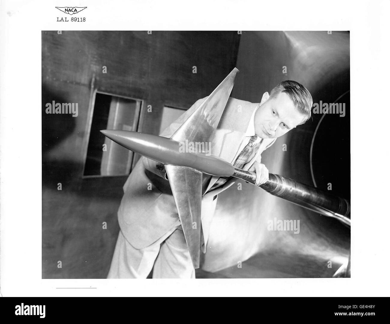 Richard Whitcomb's Area Rule Wind Tunnel Model is shown in this ...