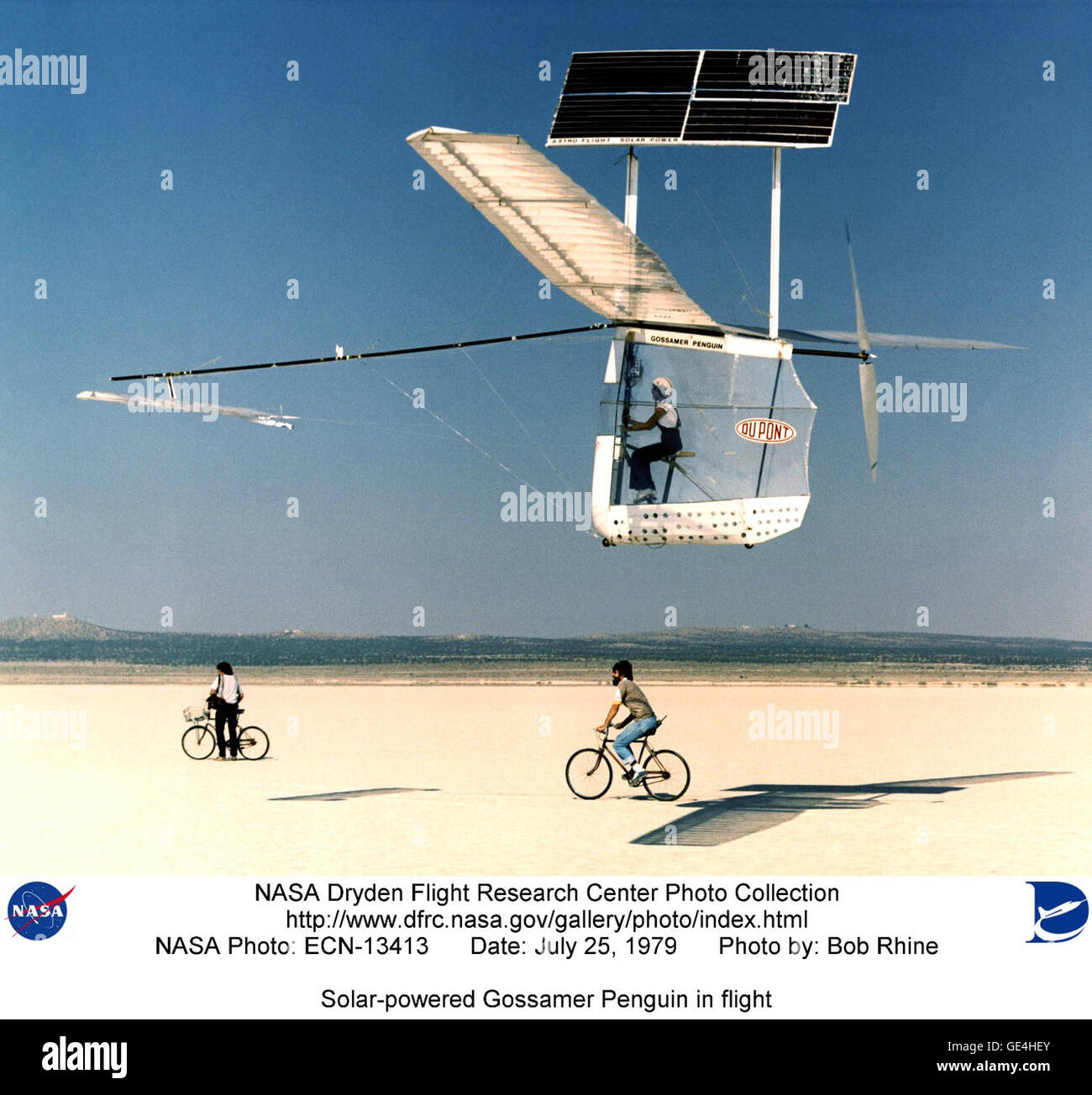 The Solar-powered Gossamer Penguin is a lightweight aircraft designed ...