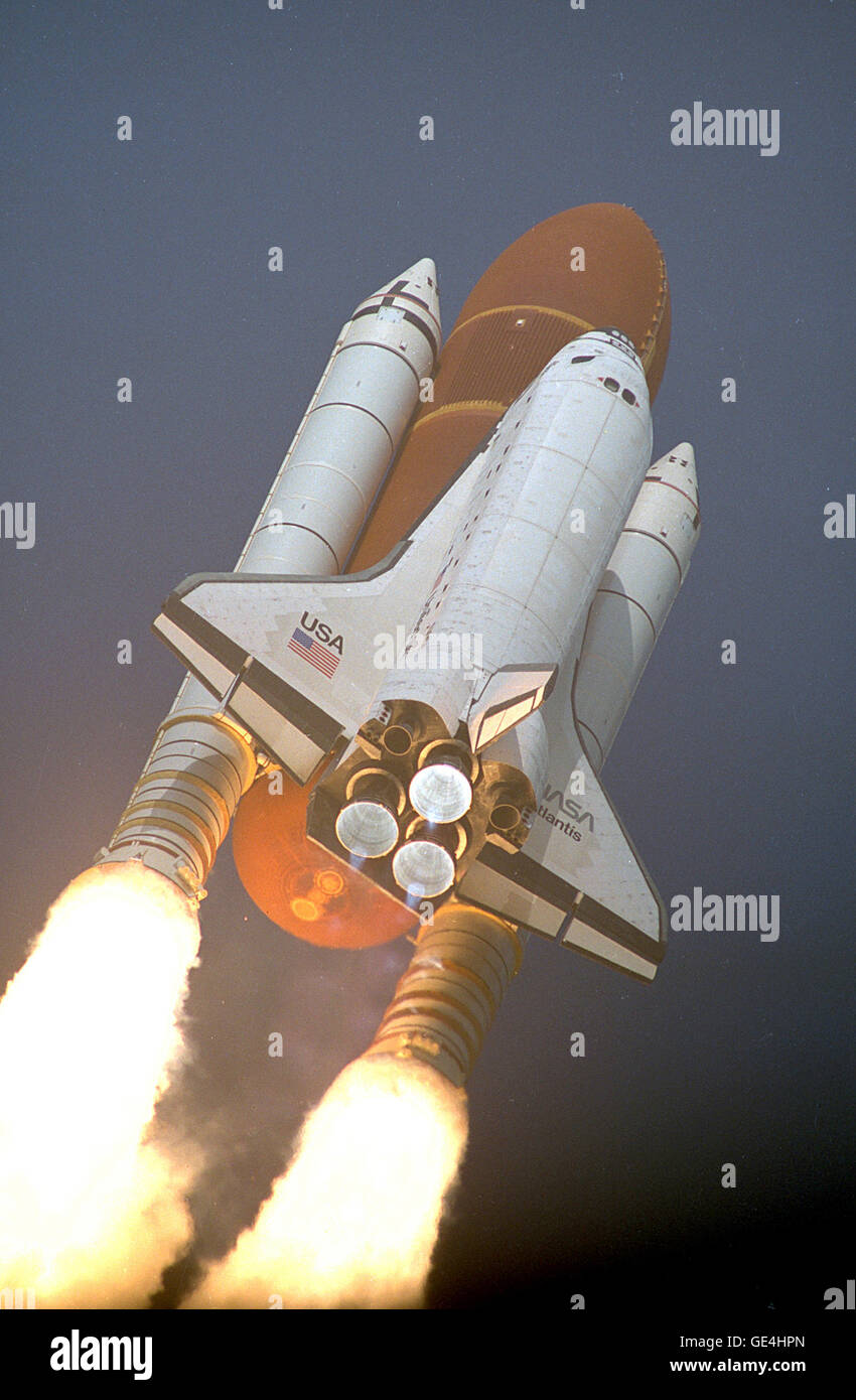 The Space Shuttle Atlantis lifts off from Launch Pad 39A on March 24 ...