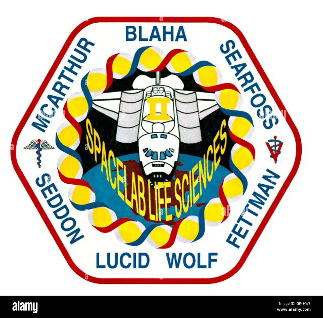 This image is a photograph from NASA's STS-58 mission, showcasing the ...