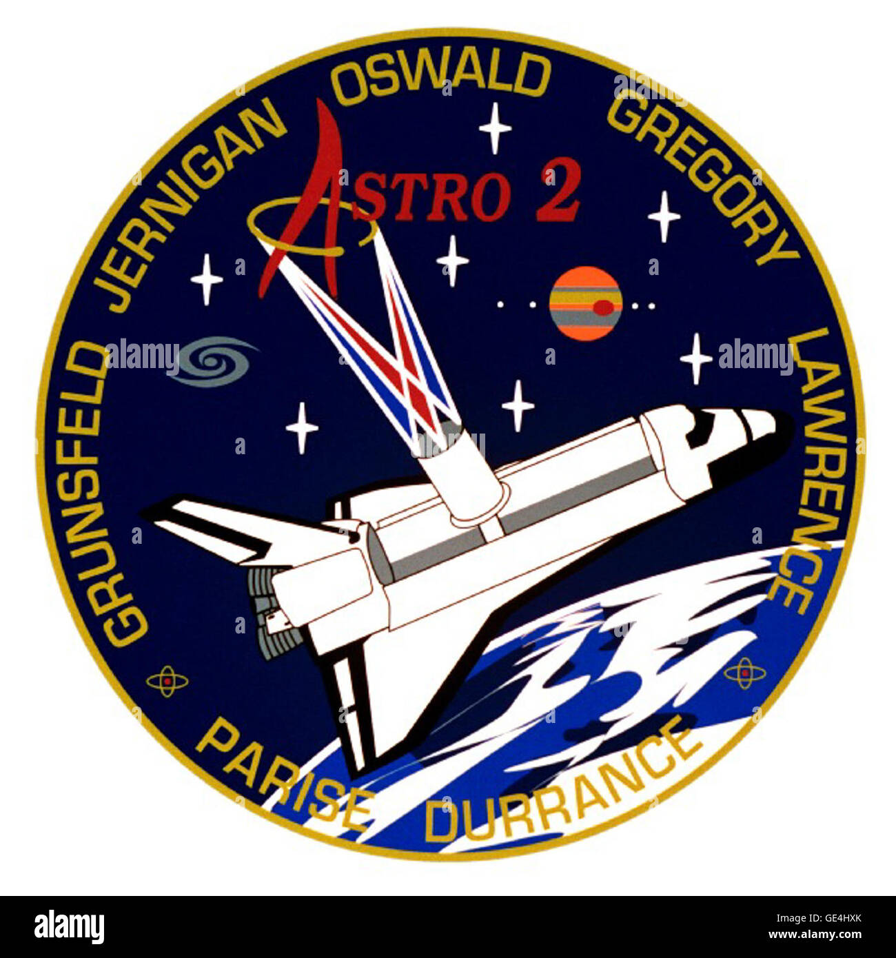 This image captures the Space Shuttle Endeavour during its STS-67 ...