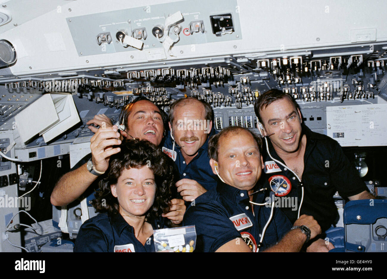 Space Shuttle Challenger 1983 Crew Space Shuttle Challenger And The