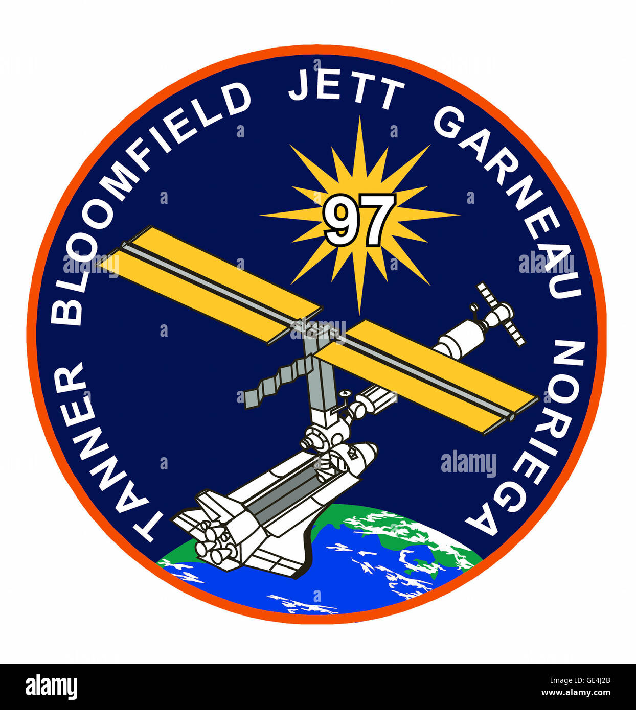 This photograph shows the launch of the STS-97 mission, part of NASA's ...