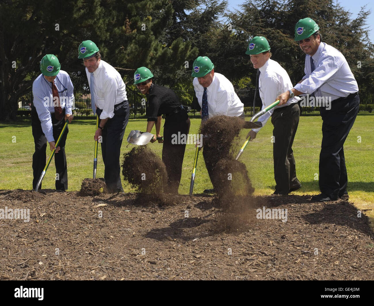 The image captures the groundbreaking ceremony for the Sustainability ...