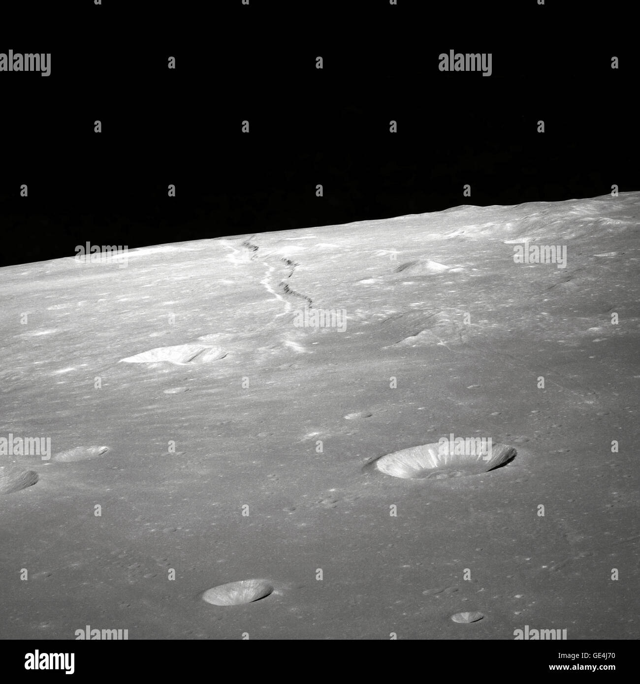 This image captures the lunar surface around Rima Ariadaeus ...