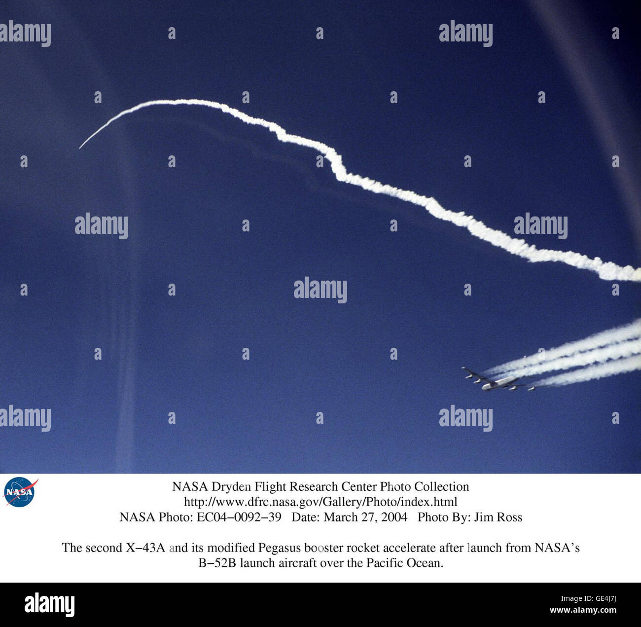 The second X-43A hypersonic research aircraft, developed by NASA, is ...