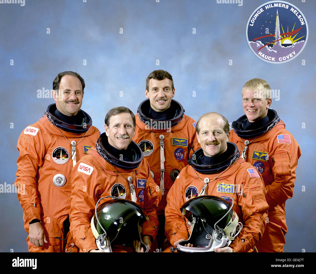 Freefall In Space Shuttle Astronauts