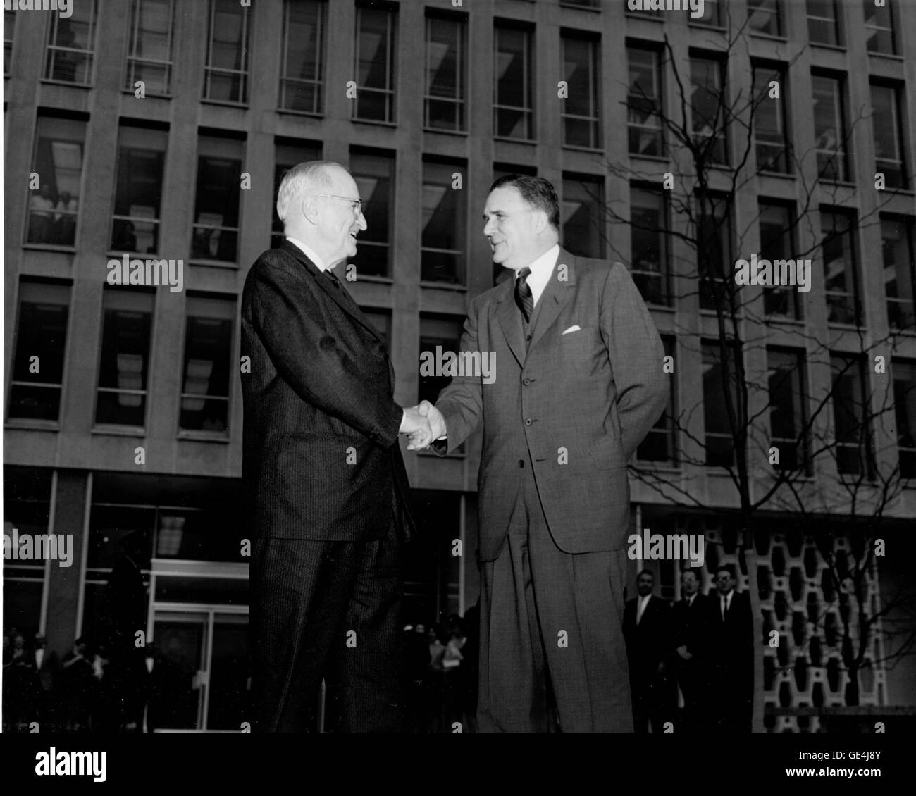 This photograph from November 3, 1961, shows former U.S. President ...