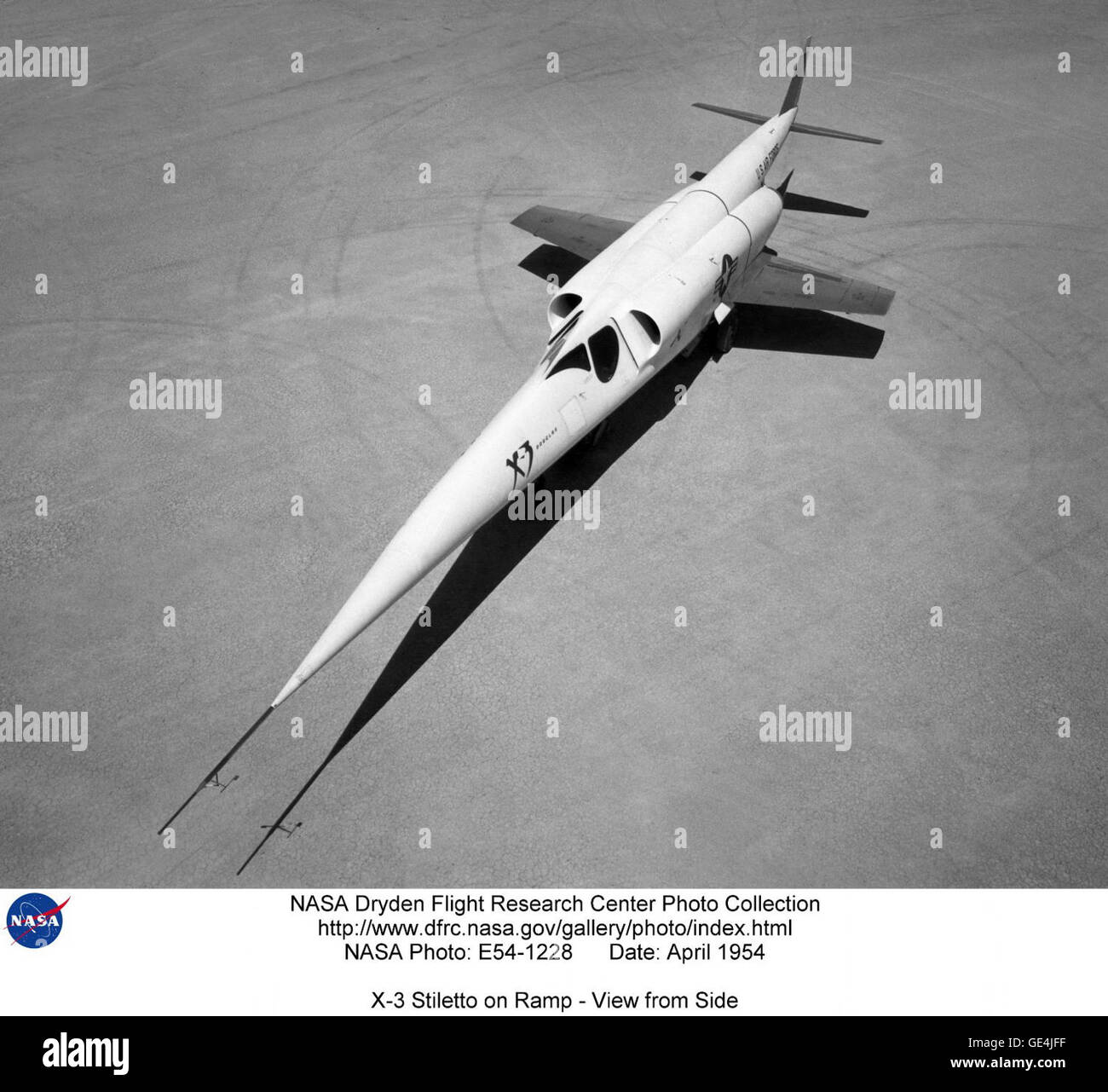 The *X-3 Stiletto*, a pioneering experimental aircraft designed for ...