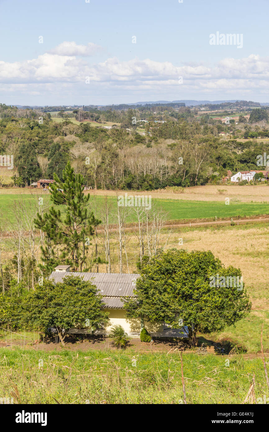 Farm in countryside Stock Photo - Alamy