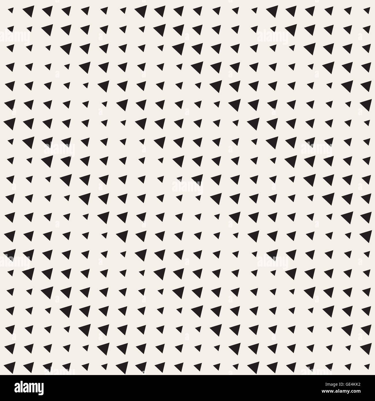 Vector Seamless Black And White Triangles Halftone Gradient Geometric ...