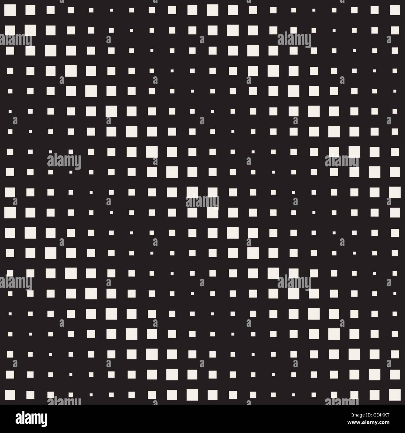 Vector Seamless Hand Drawn Vertical Rectangles Halftone Pattern Stock ...