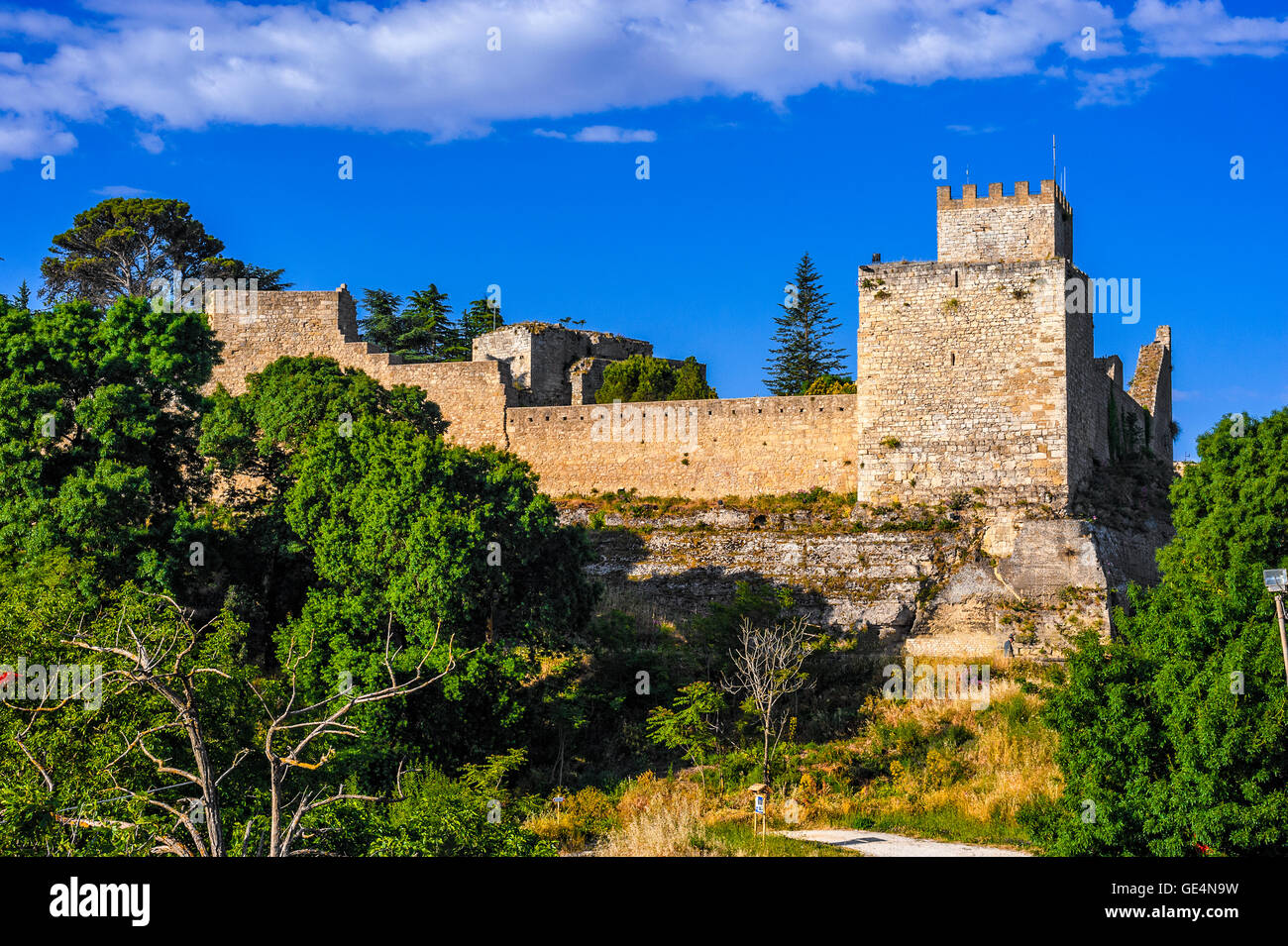 Lombardia castle enna sicily hi-res stock photography and images - Alamy