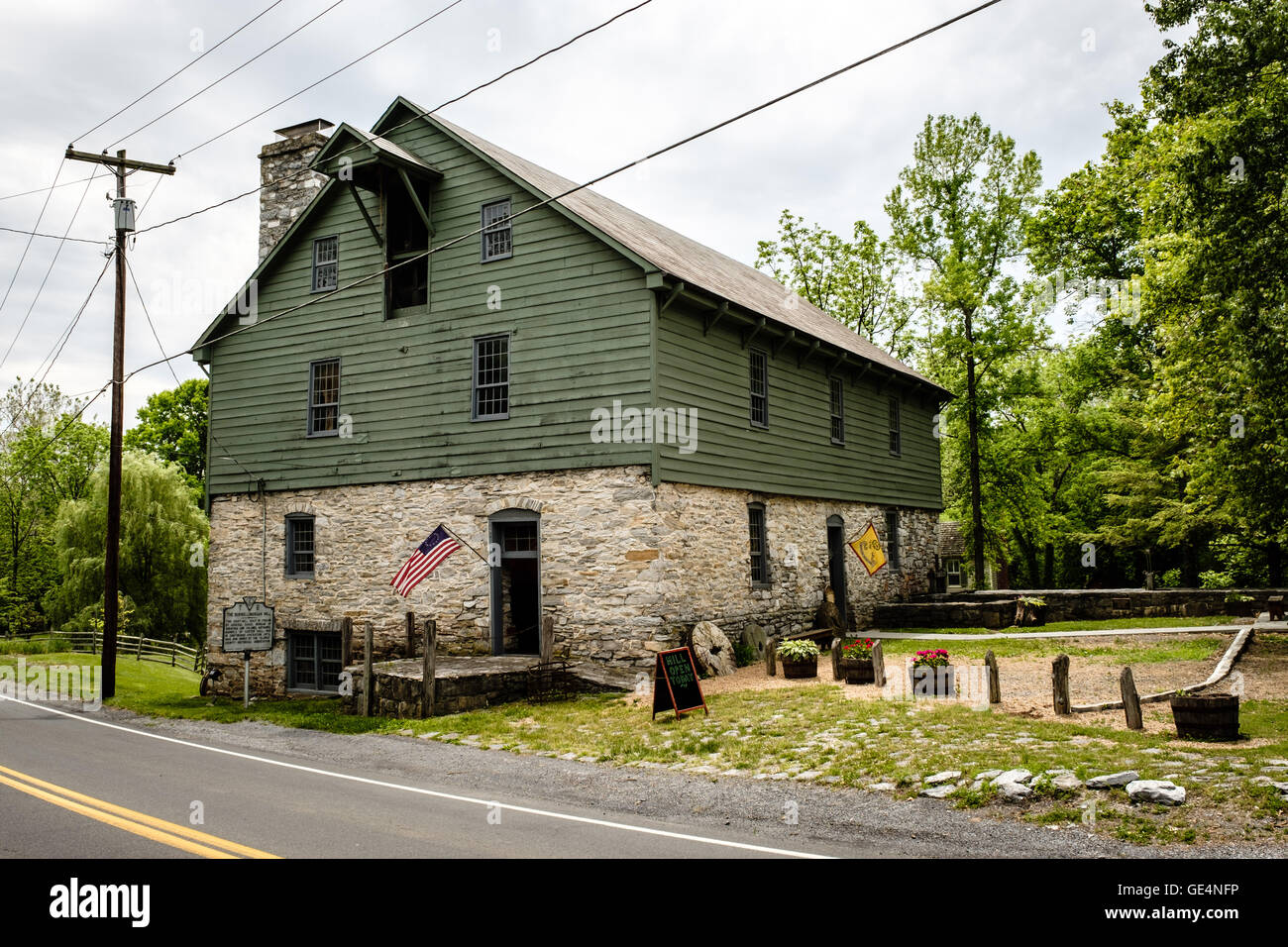 Burwell-Morgan Mill, Millwood, Virginia Stock Photo - Alamy