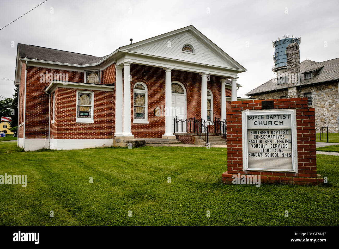Boyce Baptist Church, 7 West Main Street, Boyce, Virginia Stock Photo ...
