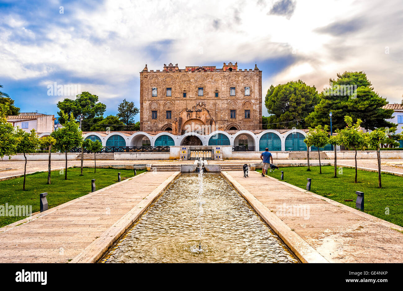 Italy Sicily Palermo La Zisa Stock Photo - Alamy