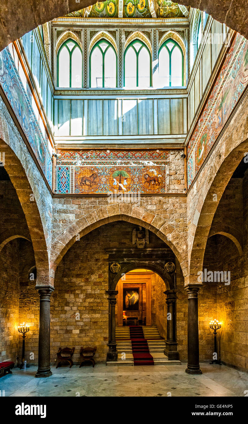 Italy Sicily Palermo Royal Palace - Norman Palace - hall of the winds ...