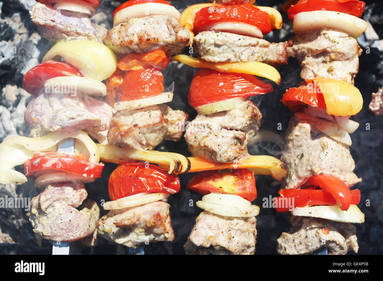 The barbecue cooking Stock Photo - Alamy