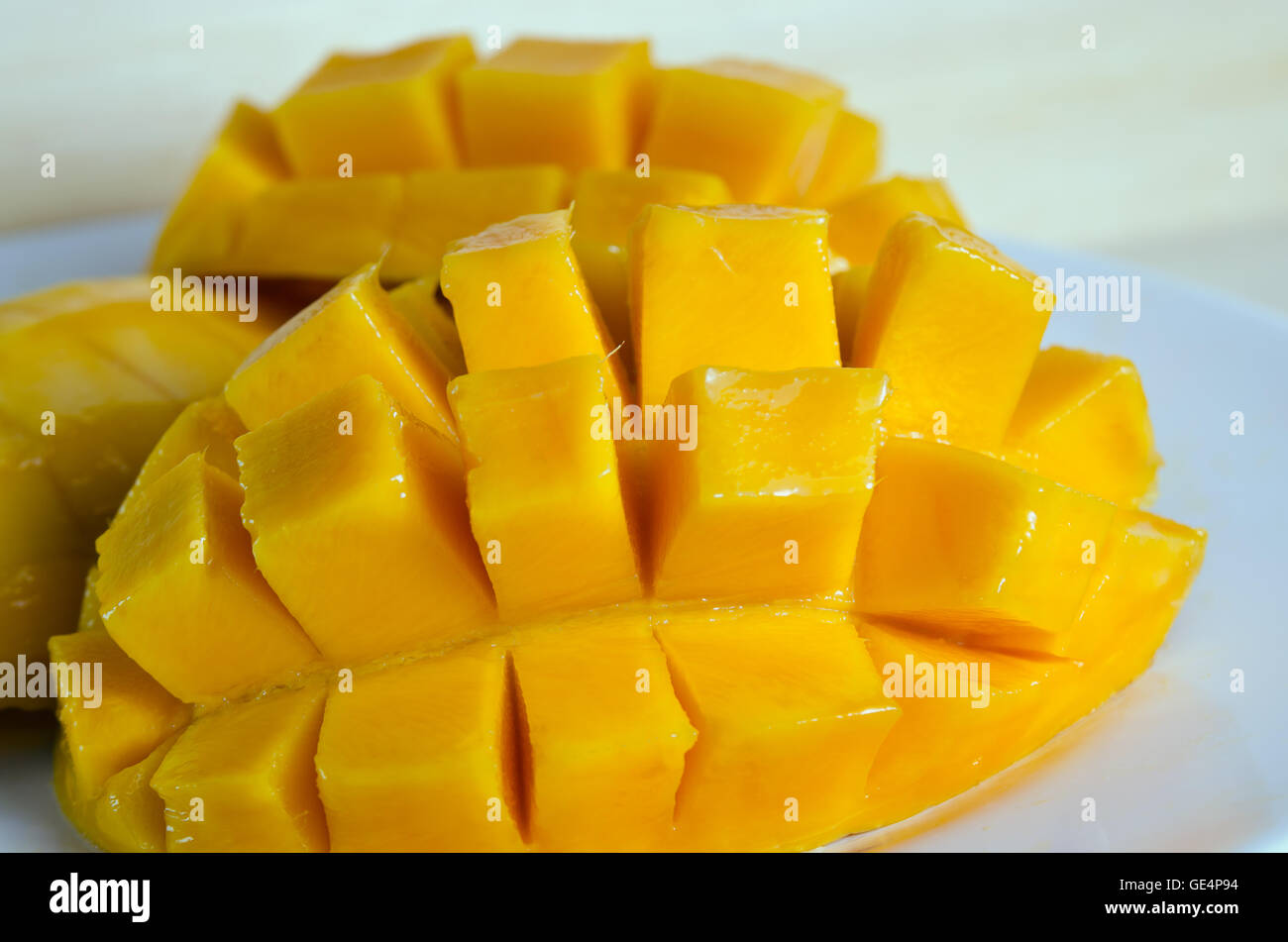 Beautiful cut ripe mango hi-res stock photography and images - Alamy