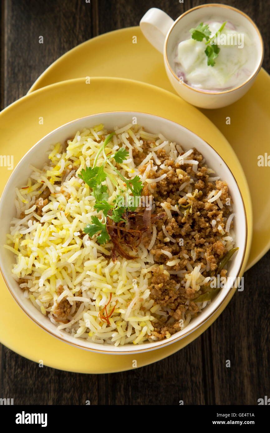 Keema Pulao (Minced Meat Pilaf Stock Photo - Alamy