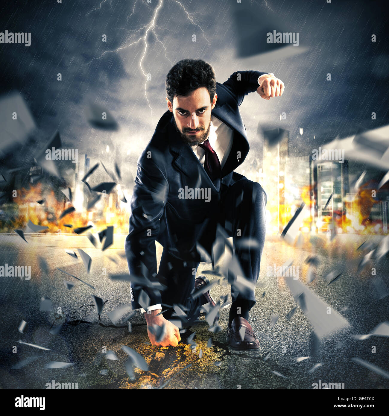 Successful powerful super manager hi-res stock photography and images ...