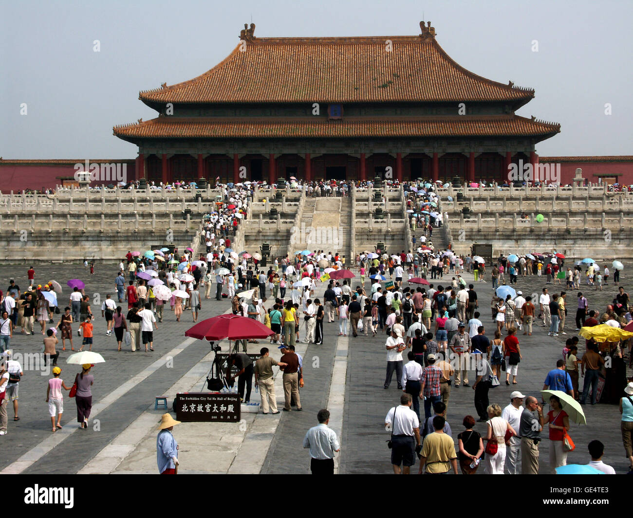 Summer crowds at Forbidden City in Beijing, China Stock Photo - Alamy