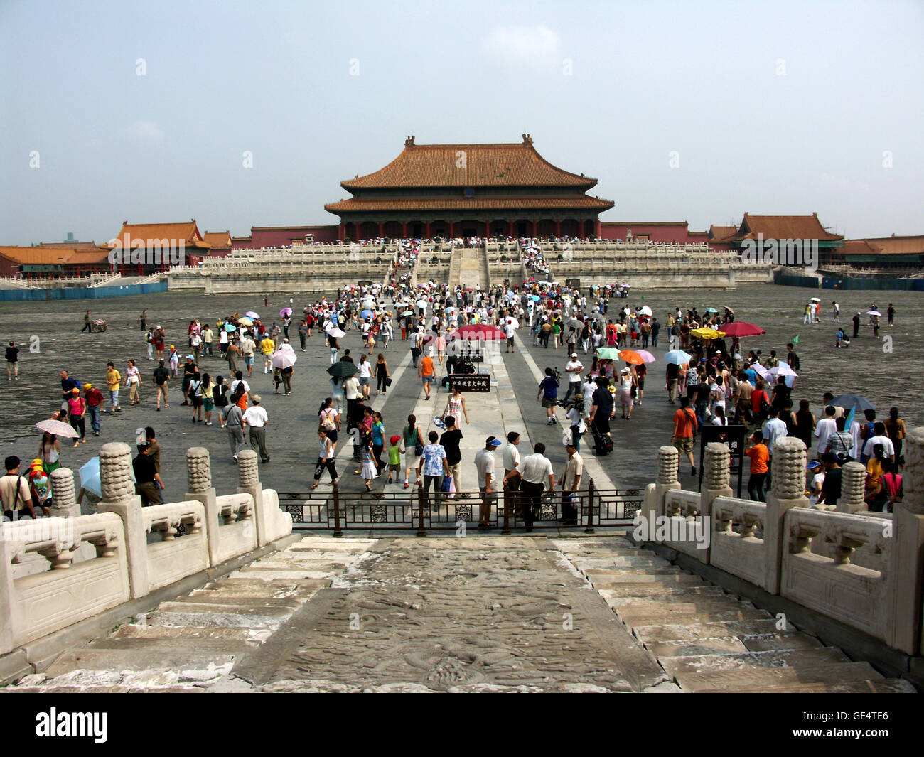 Summer crowds at Forbidden City in Beijing, China Stock Photo - Alamy