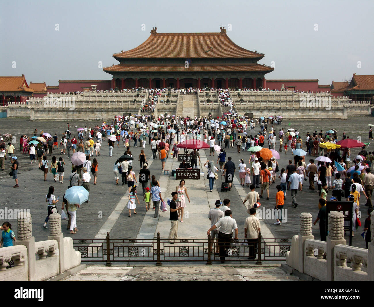 Summer crowds at Forbidden City in Beijing, China Stock Photo - Alamy