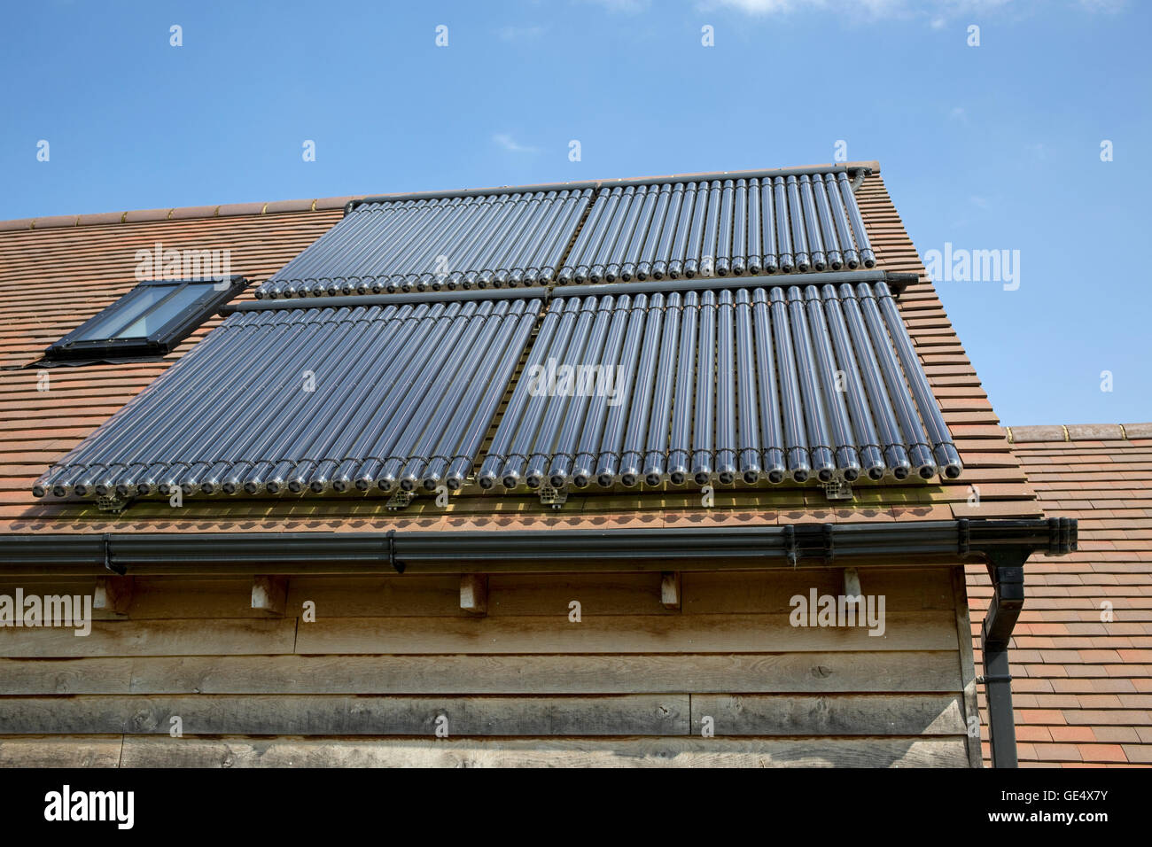 Solar thermal evacuated tubes hi-res stock photography and images - Alamy