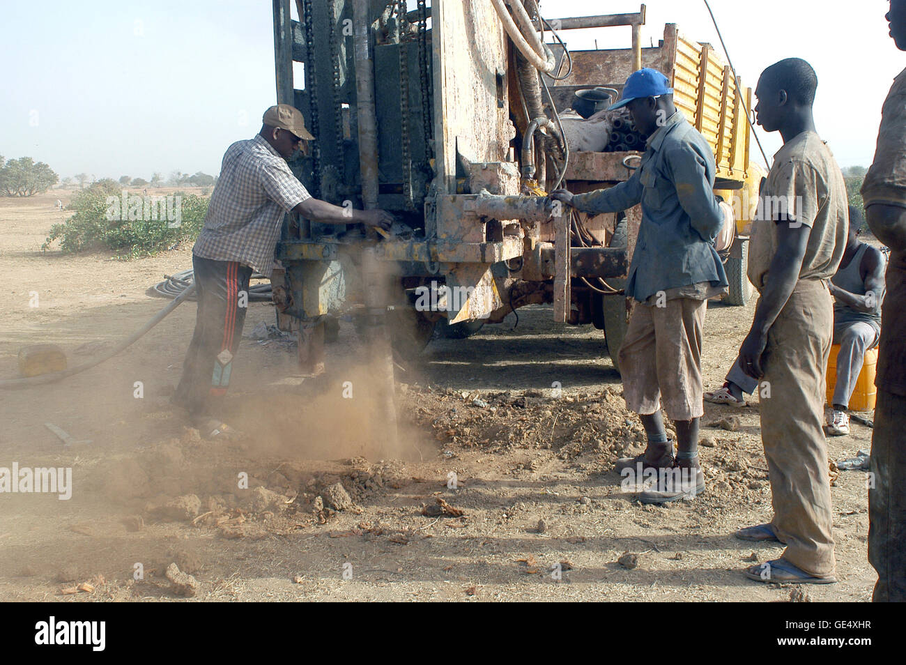 In Africa water is in-depth, it is necessary to make a drilling. The ...