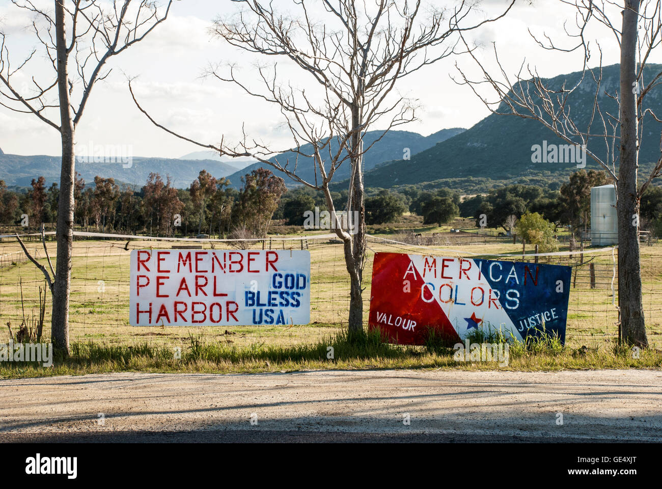 Patriotic signs hi-res stock photography and images - Alamy