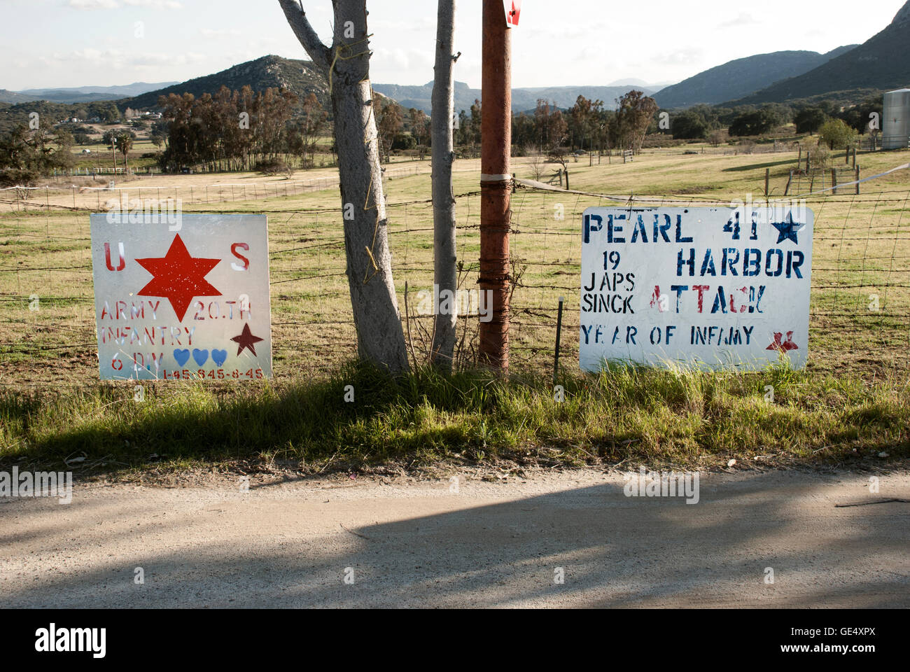 Patriotic sign hi-res stock photography and images - Alamy